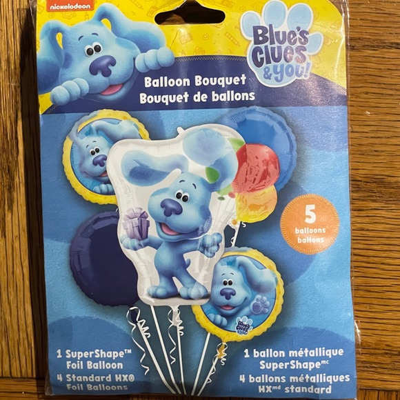 Nickelodeon | Party Supplies | Blues Clues Balloon Metallic Bouquet ...